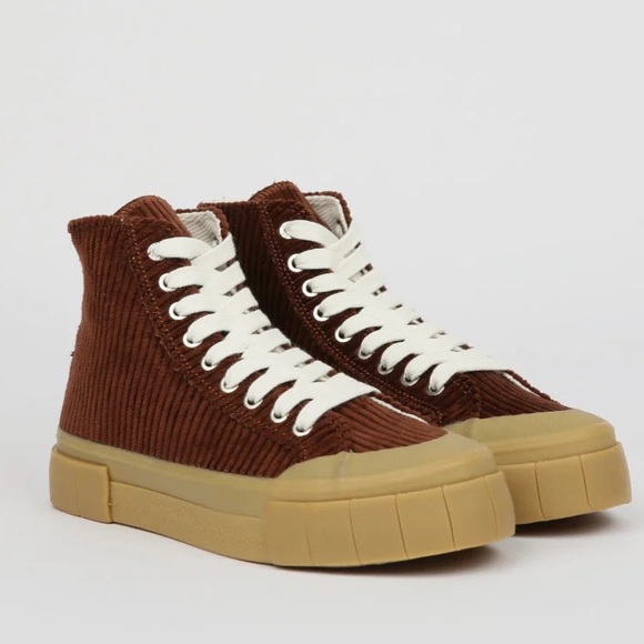 good news london | Shoes | Good News London Palm Corduroy Platfrom ...